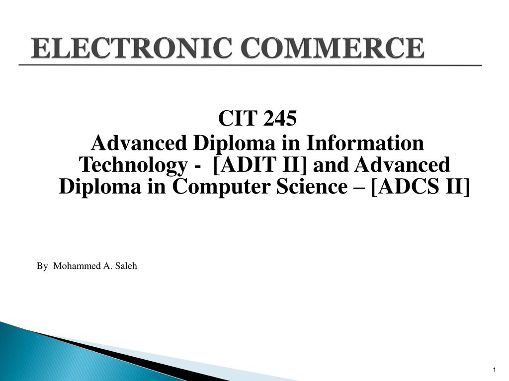 PPT - ELECTRONIC COMMERCE PowerPoint Presentation, free download - ID ...