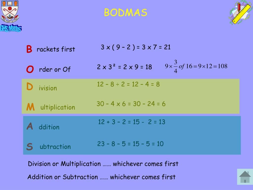PPT - BODMAS PowerPoint Presentation, free download - ID:5139363