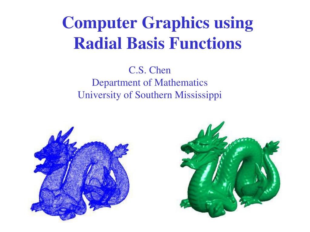 PPT - Computer Graphics using Radial Basis Functions PowerPoint ...