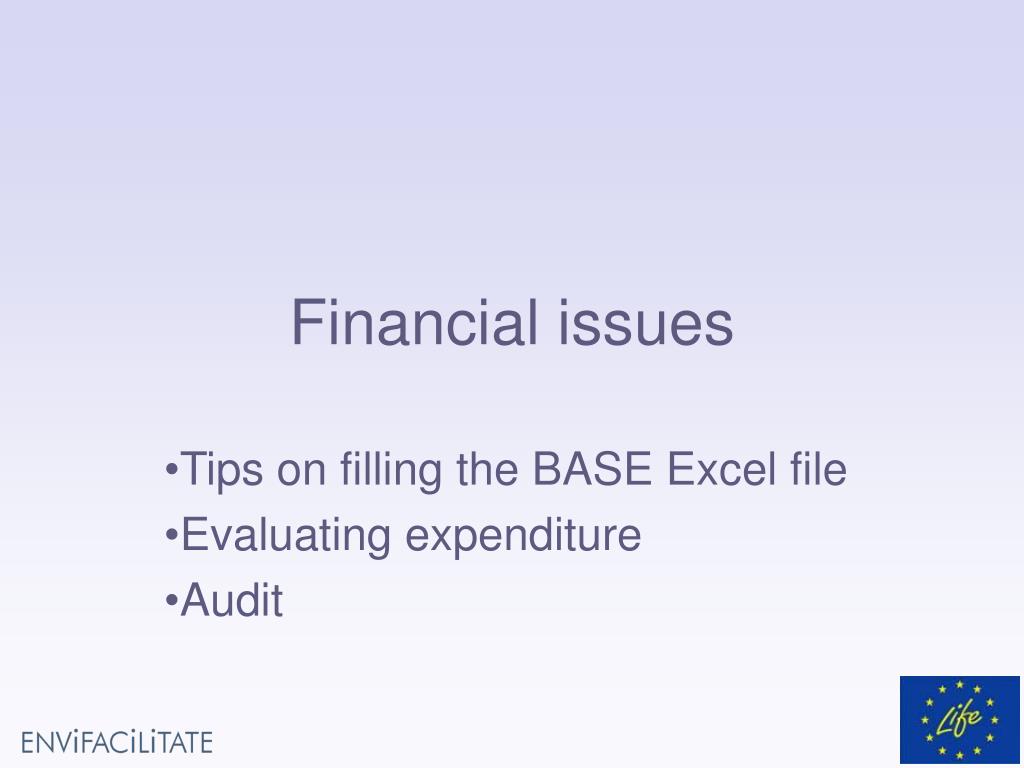 PPT - Financial issues PowerPoint Presentation, free download - ID:5140017