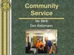 PPT - Community Service Project Purpose PowerPoint Presentation, free ...