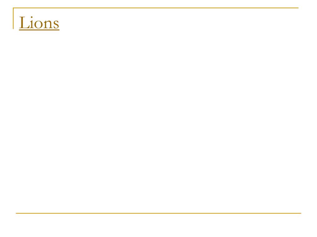 PPT - Lions PowerPoint Presentation, free download - ID:5140219