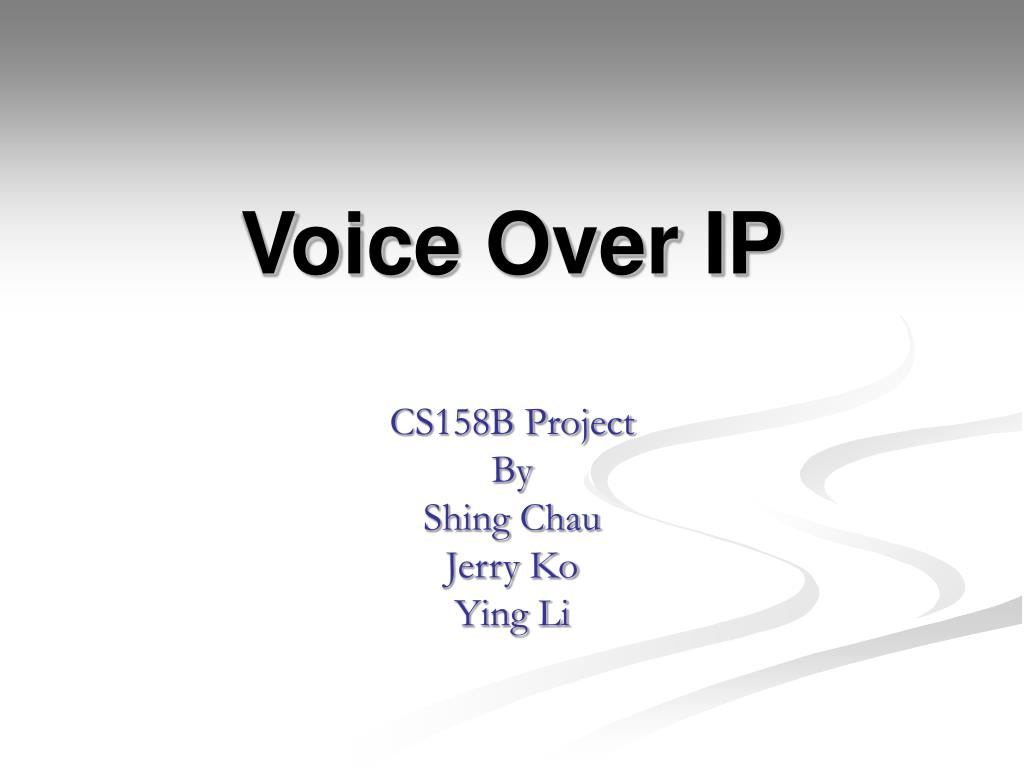 PPT - Voice Over IP PowerPoint Presentation, free download - ID:5141188