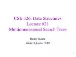 PPT - 4. Multidimensional data structures PowerPoint Presentation, free ...