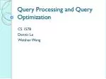 PPT - Chapter 19 Query Processing and Optimization PowerPoint Presentation - ID:9236107
