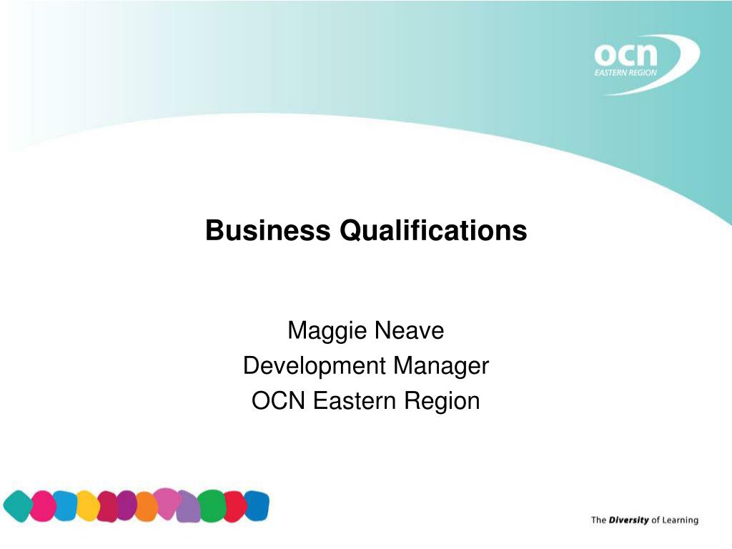 PPT - Business Qualifications PowerPoint Presentation, free download ...