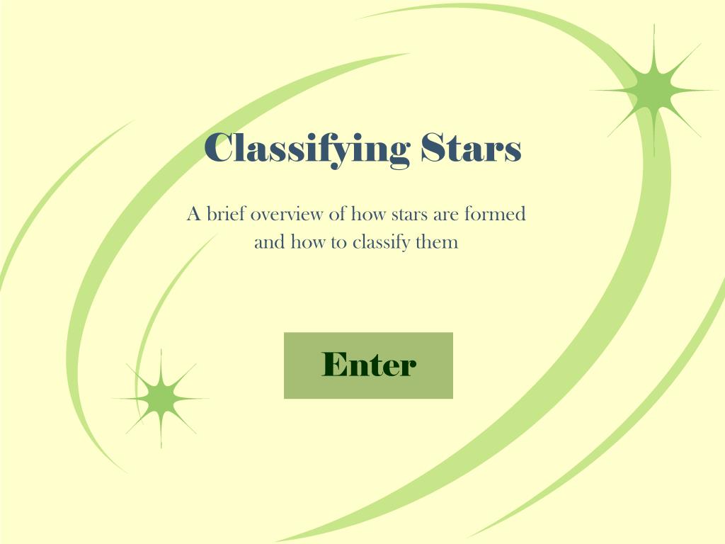 PPT - Classifying Stars PowerPoint Presentation, free download - ID:5144081