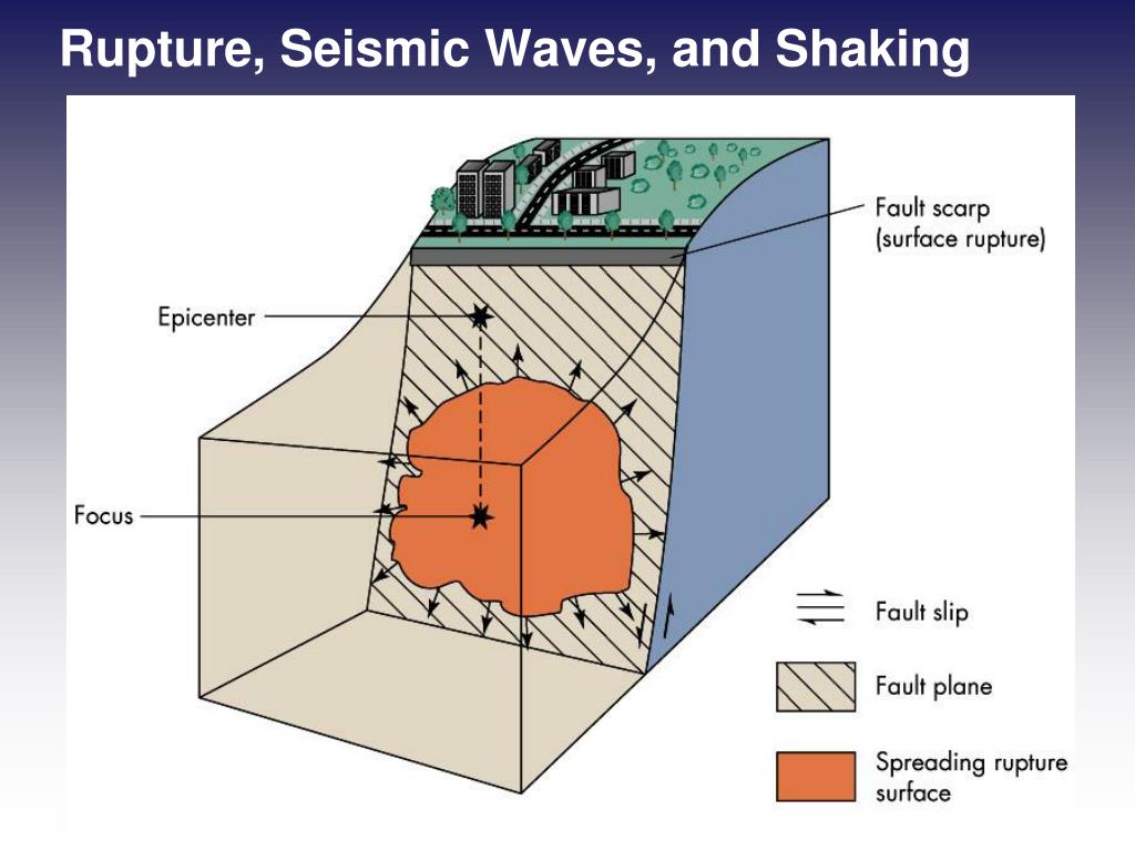PPT - Rupture, Seismic Waves, and Shaking PowerPoint Presentation, free ...