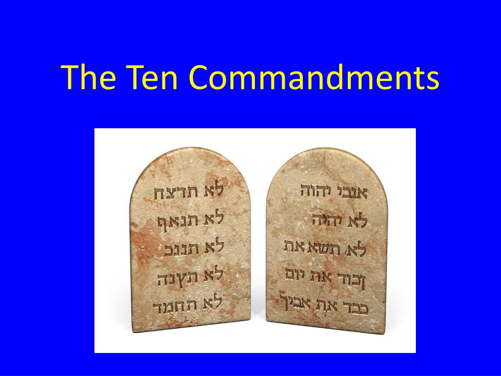 PPT - The Ten Commandments PowerPoint Presentation, free download - ID ...