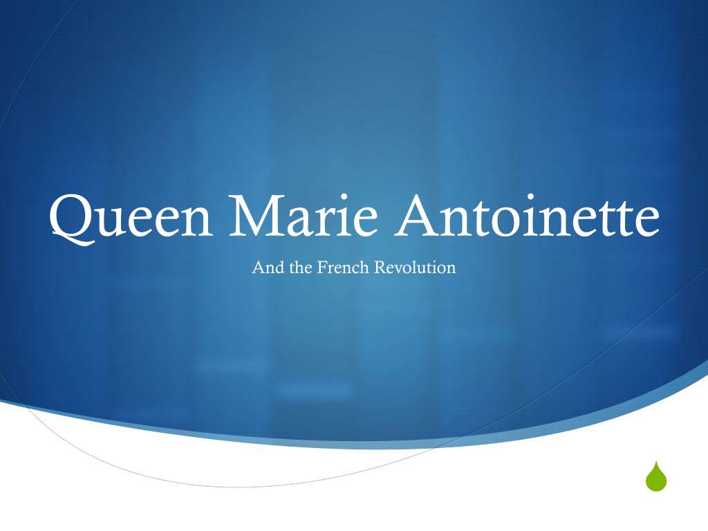 PPT - Queen Marie Antoinette PowerPoint Presentation, free download ...