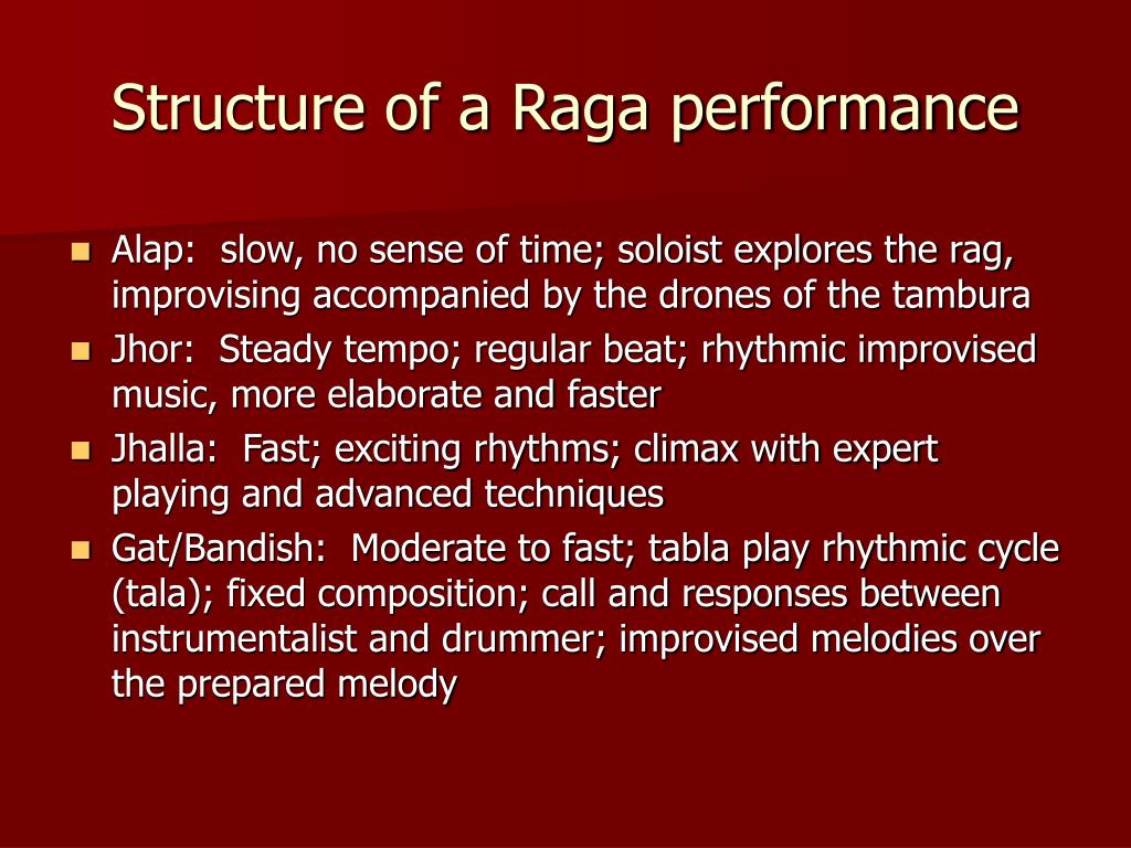 PPT - Structure of a Raga performance PowerPoint Presentation, free ...