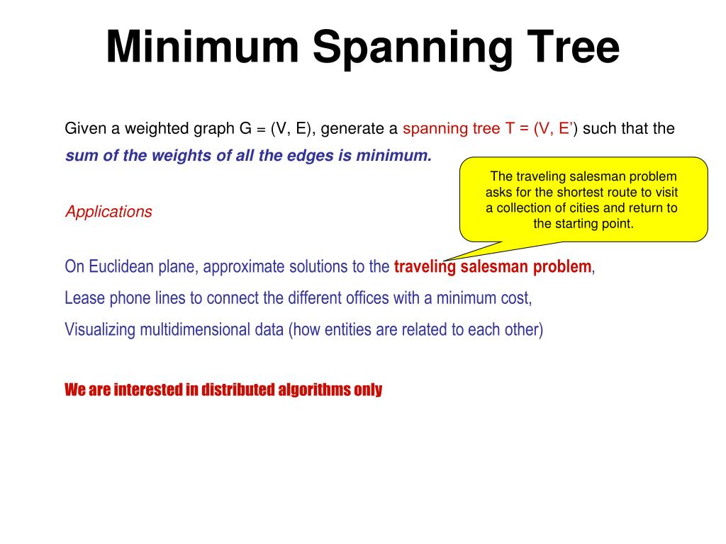 PPT - Minimum Spanning Tree PowerPoint Presentation, free download - ID ...