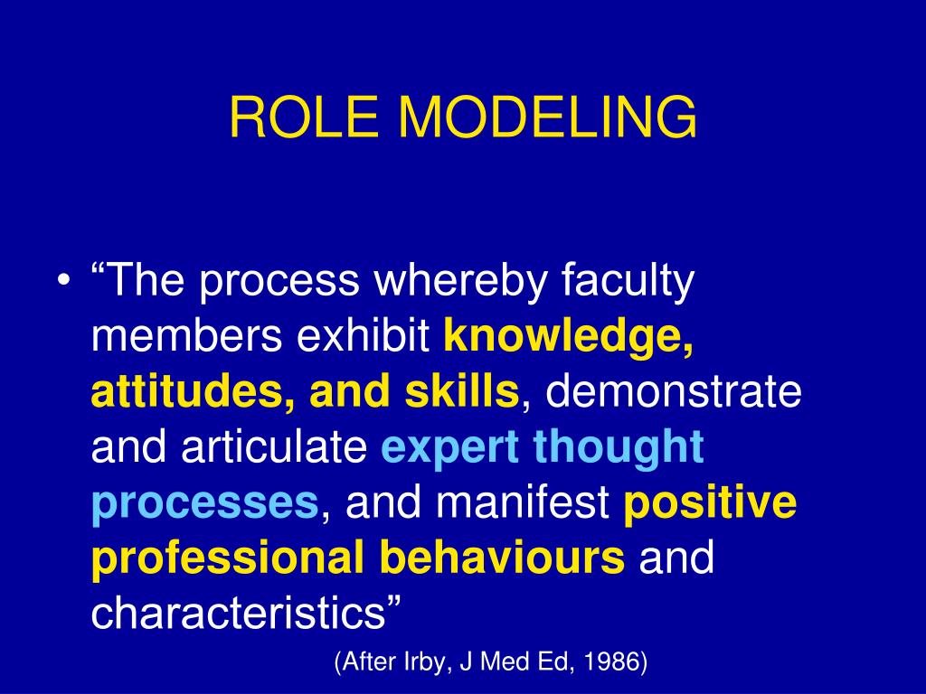 PPT - ROLE MODELING PowerPoint Presentation, free download - ID:5148027