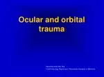 PPT - Ocular Trauma PowerPoint Presentation, free download - ID:9269635