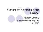 PPT - Gender Mainstreaming PowerPoint Presentation, free download - ID ...
