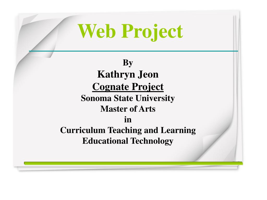PPT - Web Project PowerPoint Presentation, free download - ID:5151567