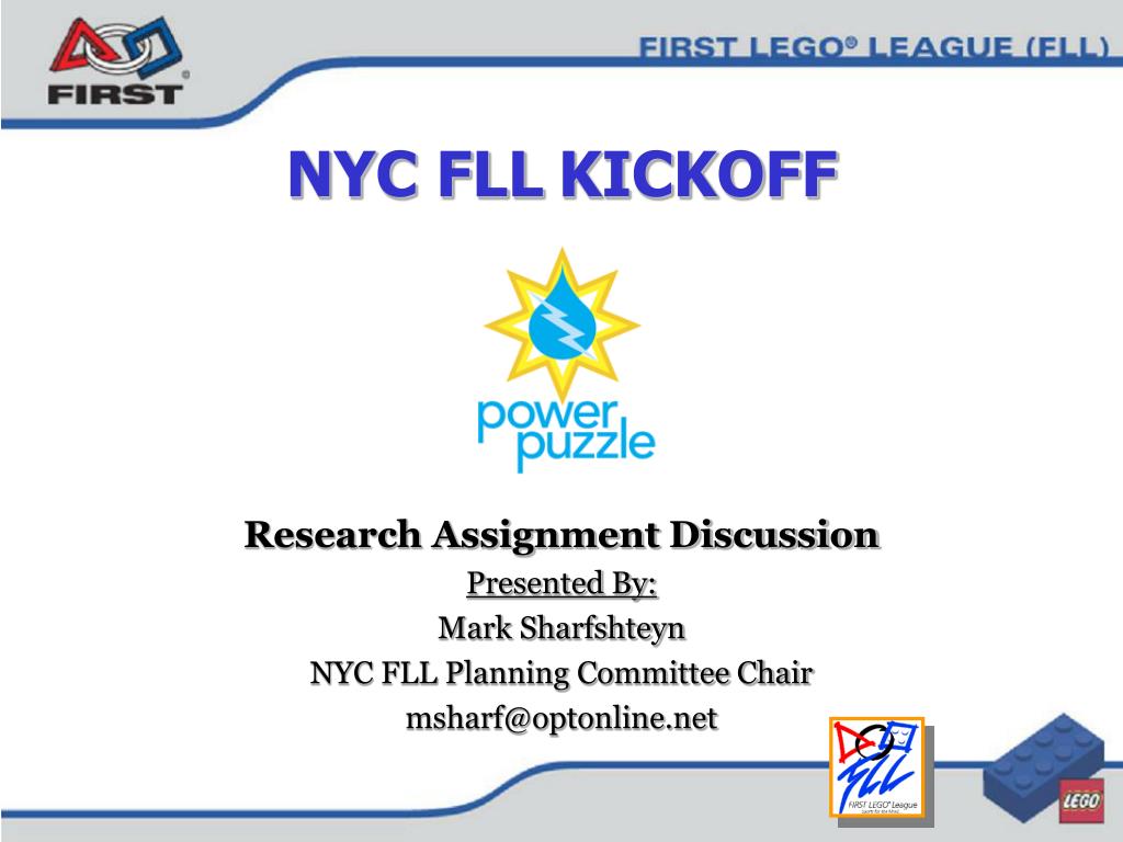 PPT - NYC FLL KICKOFF PowerPoint Presentation, free download - ID:5151616