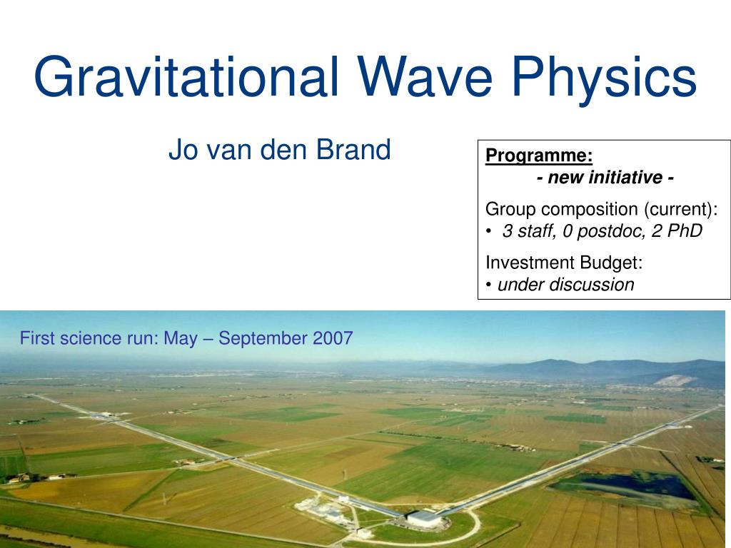 PPT - Gravitational Wave Physics PowerPoint Presentation, free download ...
