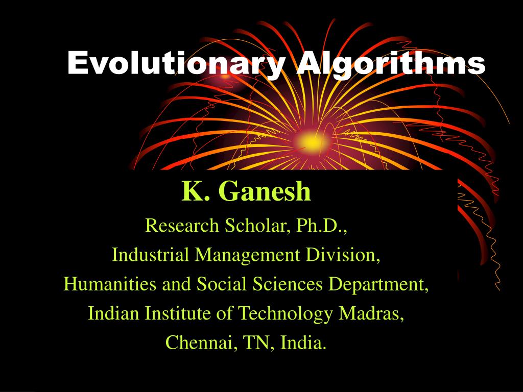 PPT - Evolutionary Algorithms PowerPoint Presentation, free download ...