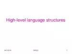PPT - High-Level Language Virtual Machine Architecture PowerPoint ...