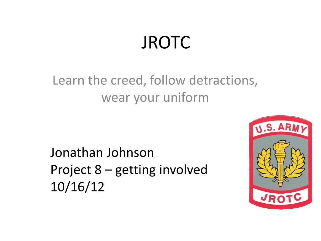 PPT - JROTC PowerPoint Presentation, free download - ID:5157731