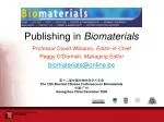 PPT - BIOMATERIALS in Medicine PowerPoint Presentation, free download ...