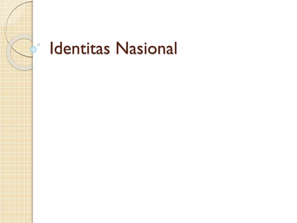 PPT - Identitas Nasional PowerPoint Presentation, free download - ID ...