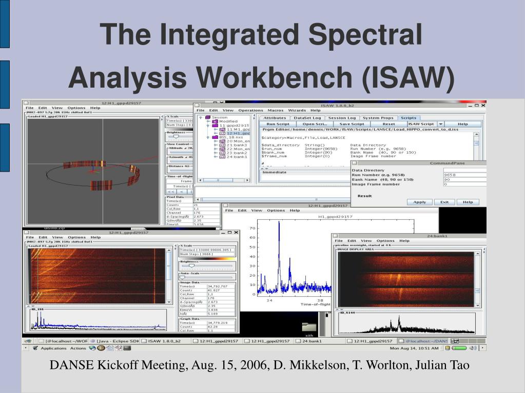 PPT - The Integrated Spectral Analysis Workbench (ISAW) PowerPoint ...