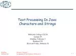 Ppt Strings In Java Powerpoint Presentation Free Download Id 9391280