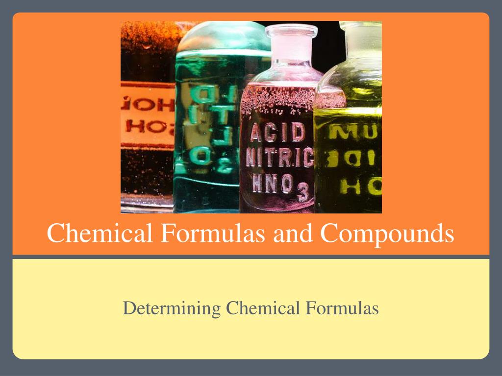 PPT - Chemical Formulas and Compounds PowerPoint Presentation, free ...