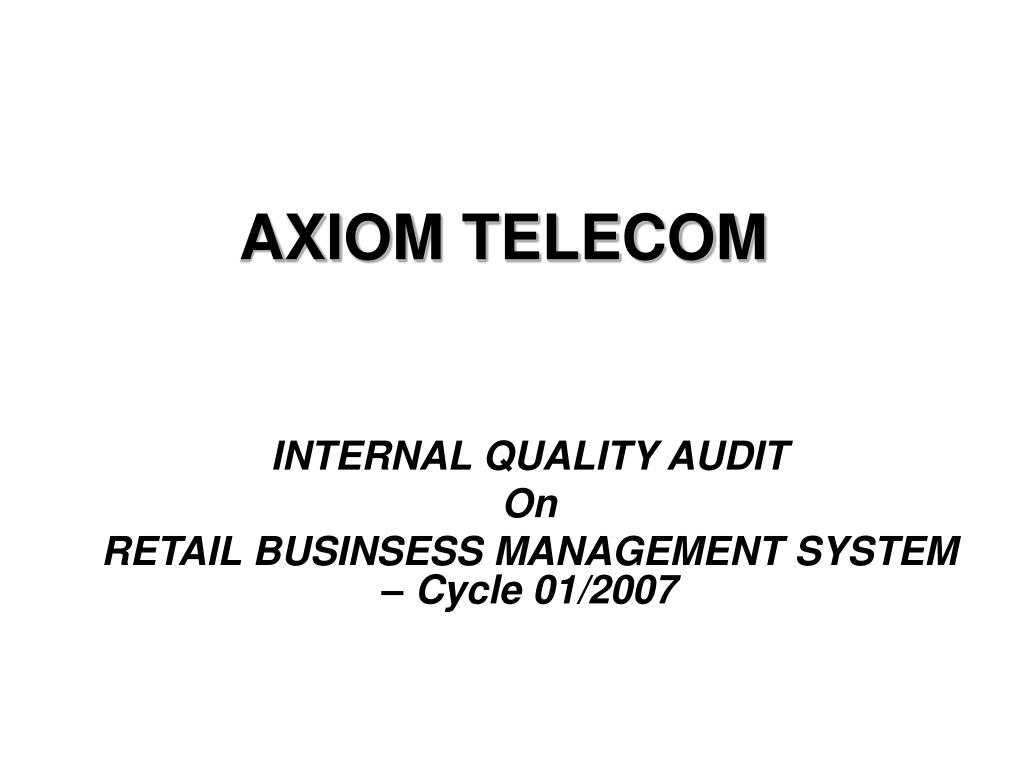 PPT - AXIOM TELECOM PowerPoint Presentation, free download - ID:5165613