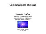 PPT - Computational Thinking PowerPoint Presentation, free download ...