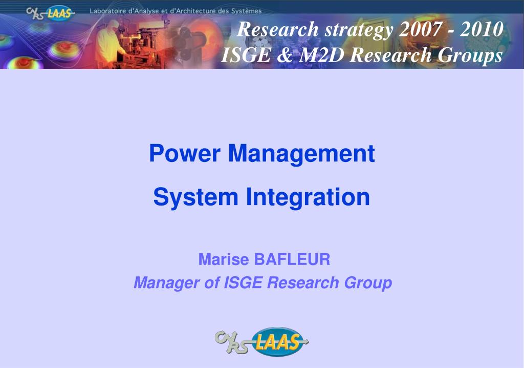 PPT - Power Management System Integration PowerPoint Presentation, free ...