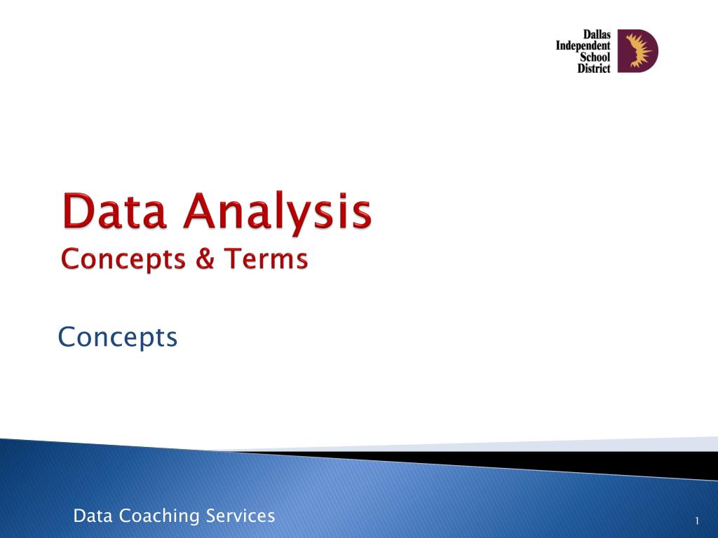 PPT - Data Analysis Concepts & Terms PowerPoint Presentation, free ...
