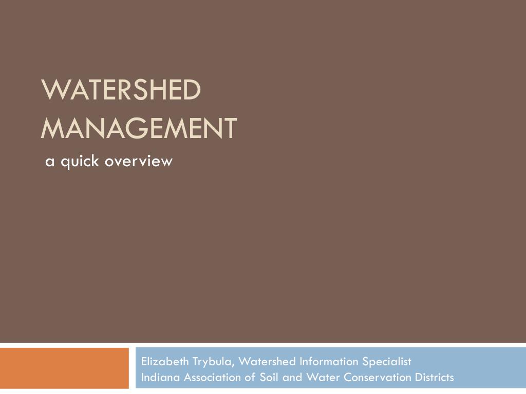 PPT - Watershed Management PowerPoint Presentation, free download - ID ...