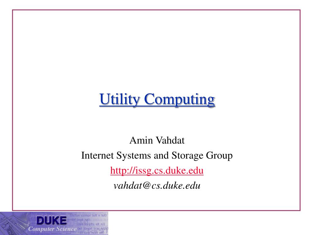PPT - Utility Computing PowerPoint Presentation, free download - ID:5174567