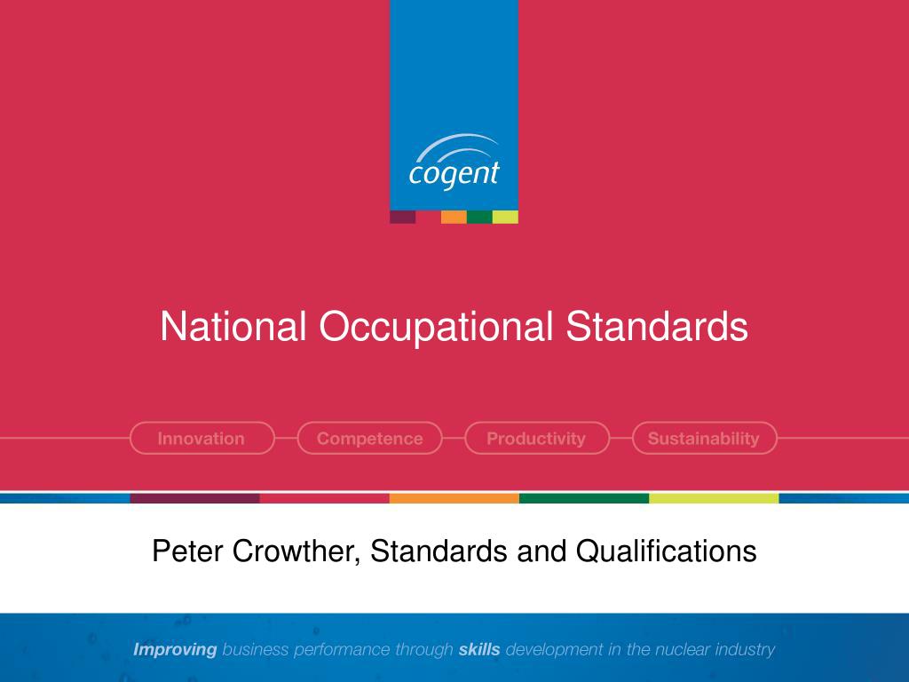 PPT - National Occupational Standards PowerPoint Presentation, free ...