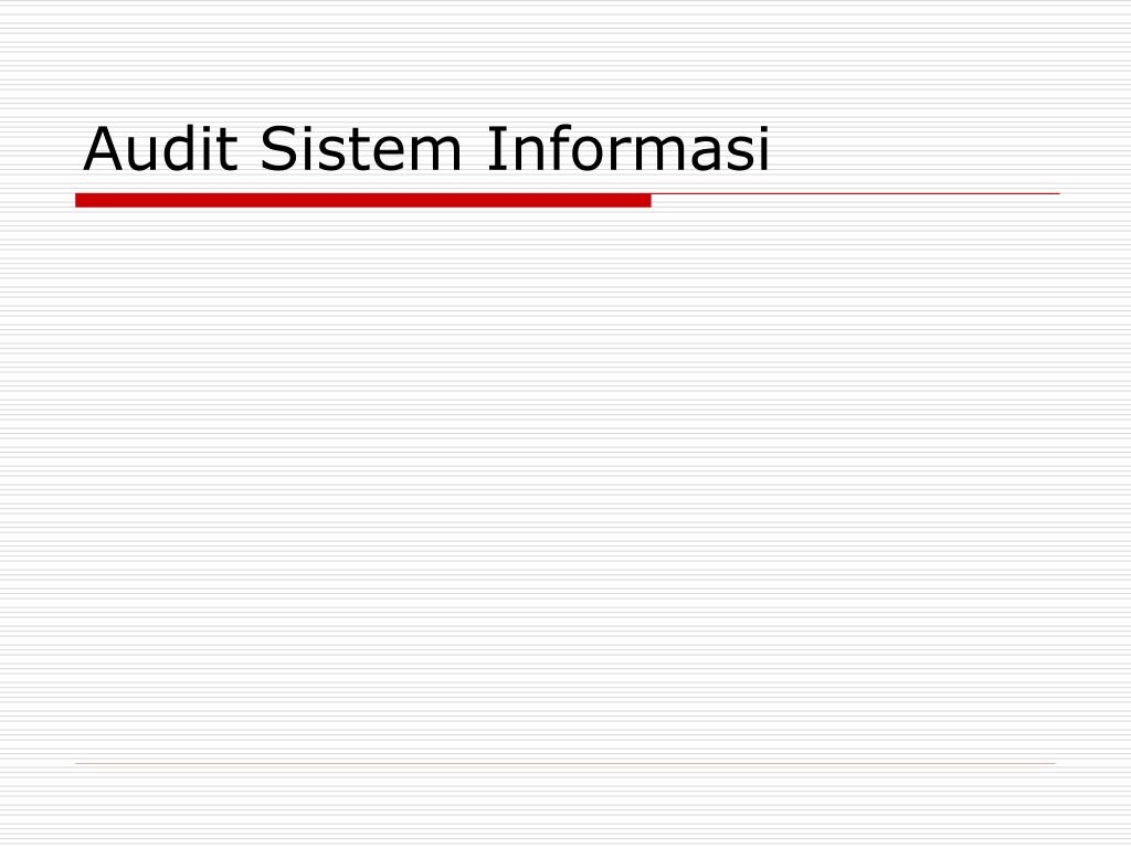 PPT - Audit Sistem Informasi PowerPoint Presentation, free download ...