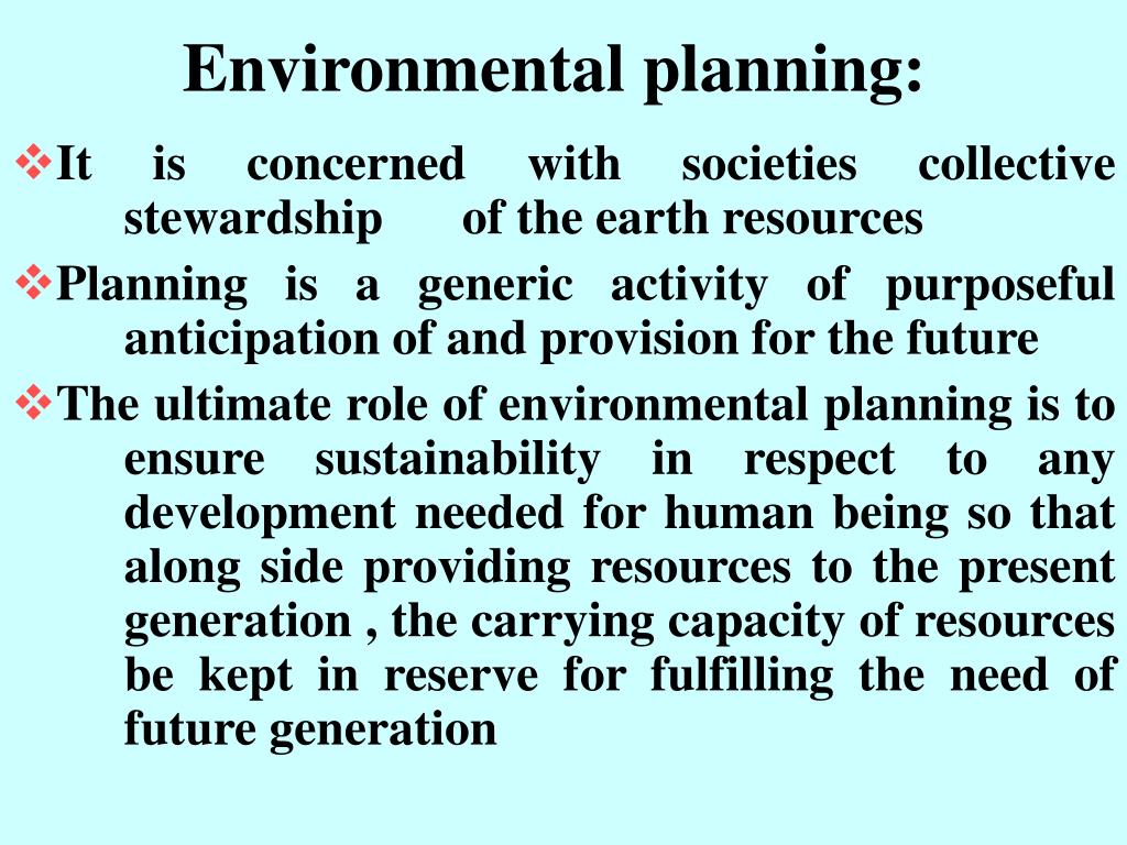 PPT - Environmental planning: PowerPoint Presentation, free download ...