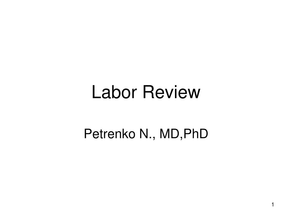 PPT - Labor Review PowerPoint Presentation, free download - ID:5179935
