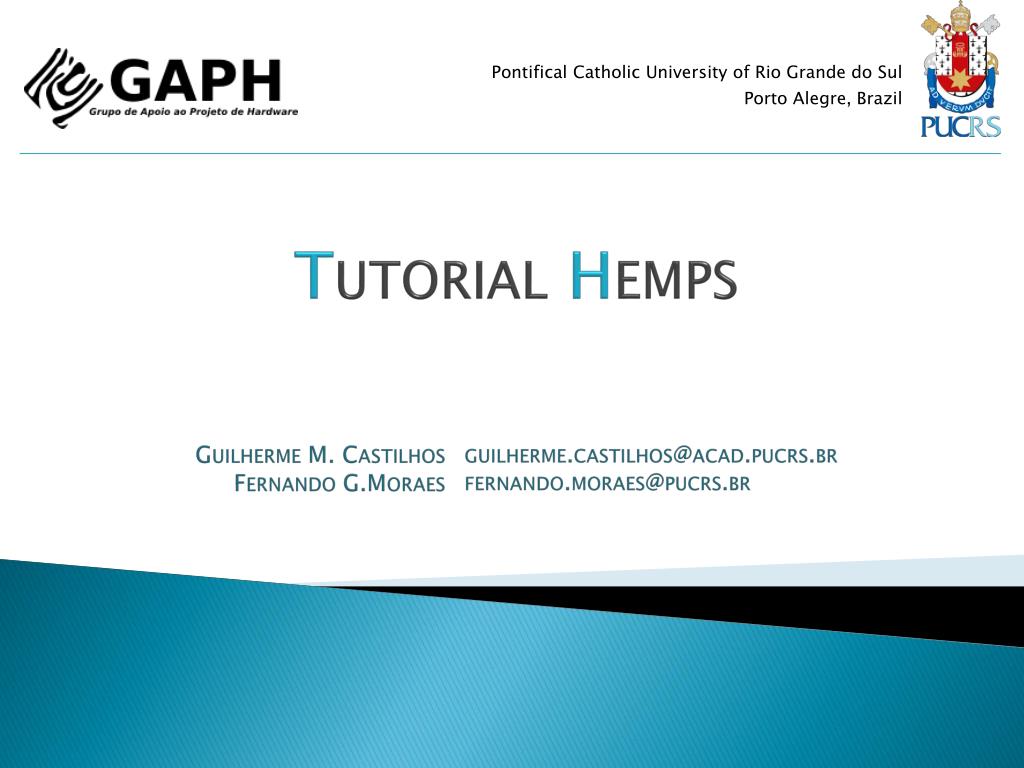 PPT - T utorial H emps PowerPoint Presentation, free download - ID:5180950