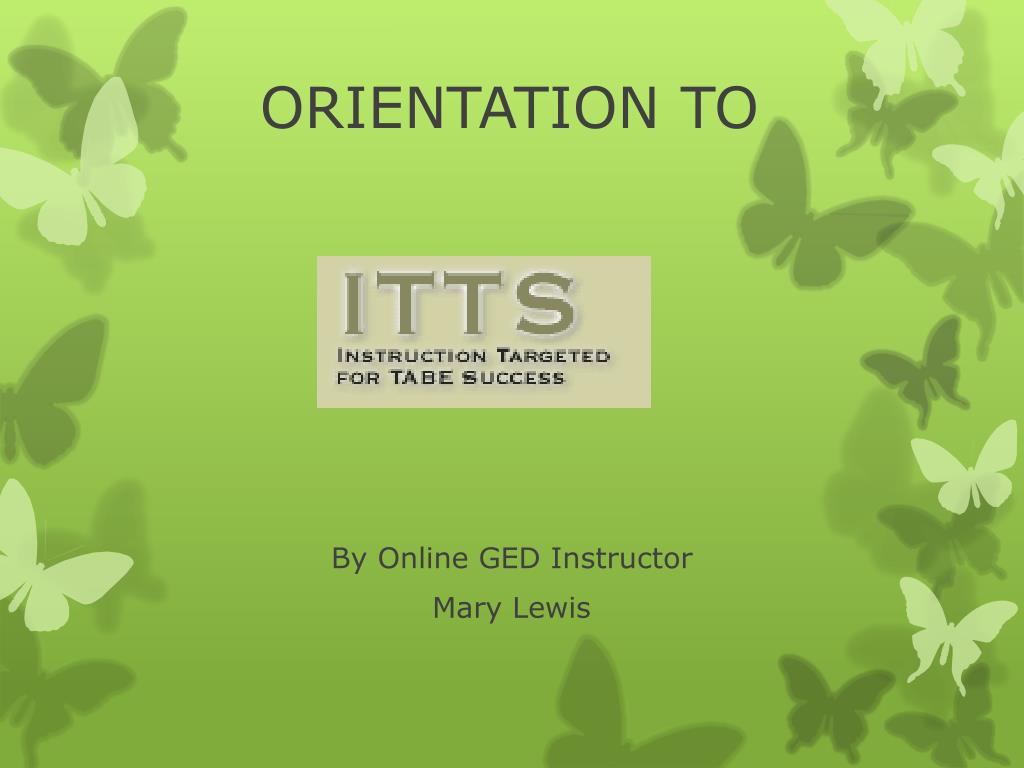 PPT - ORIENTATION TO PowerPoint Presentation, free download - ID:5182014