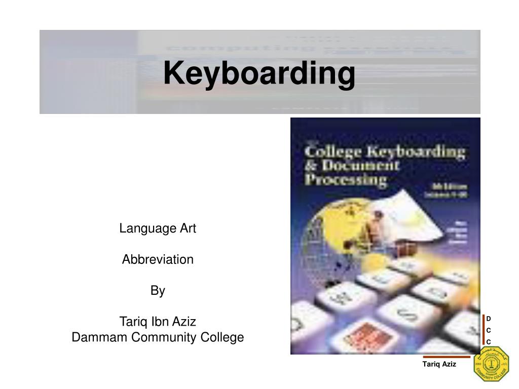 PPT - Keyboarding PowerPoint Presentation, free download - ID:5182380