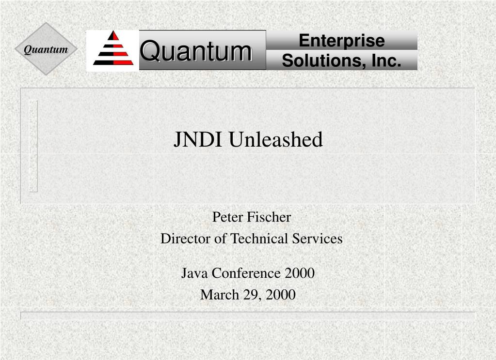 PPT - JNDI Unleashed PowerPoint Presentation, free download - ID:5182895