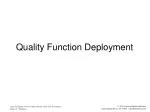 PPT - Quality Function Deployment (QFD) PowerPoint Presentation, free ...