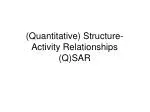 PPT - Quantitative Structure Activity Relationships QSAR and 3D-QSAR PowerPoint Presentation ...