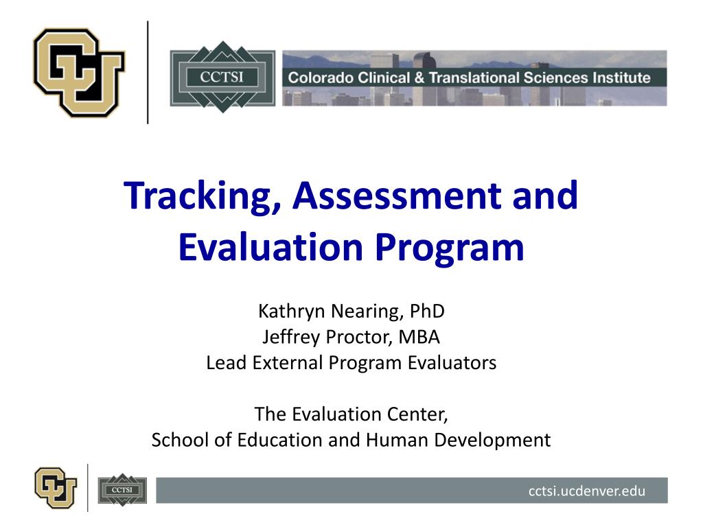 PPT - Tracking, Assessment and Evaluation Program PowerPoint Presentation - ID:5185577