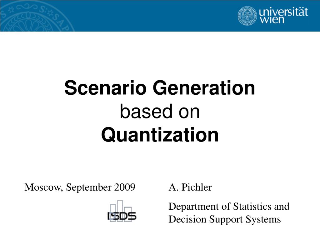 PPT - Scenario Generation based on Quantization PowerPoint Presentation ...