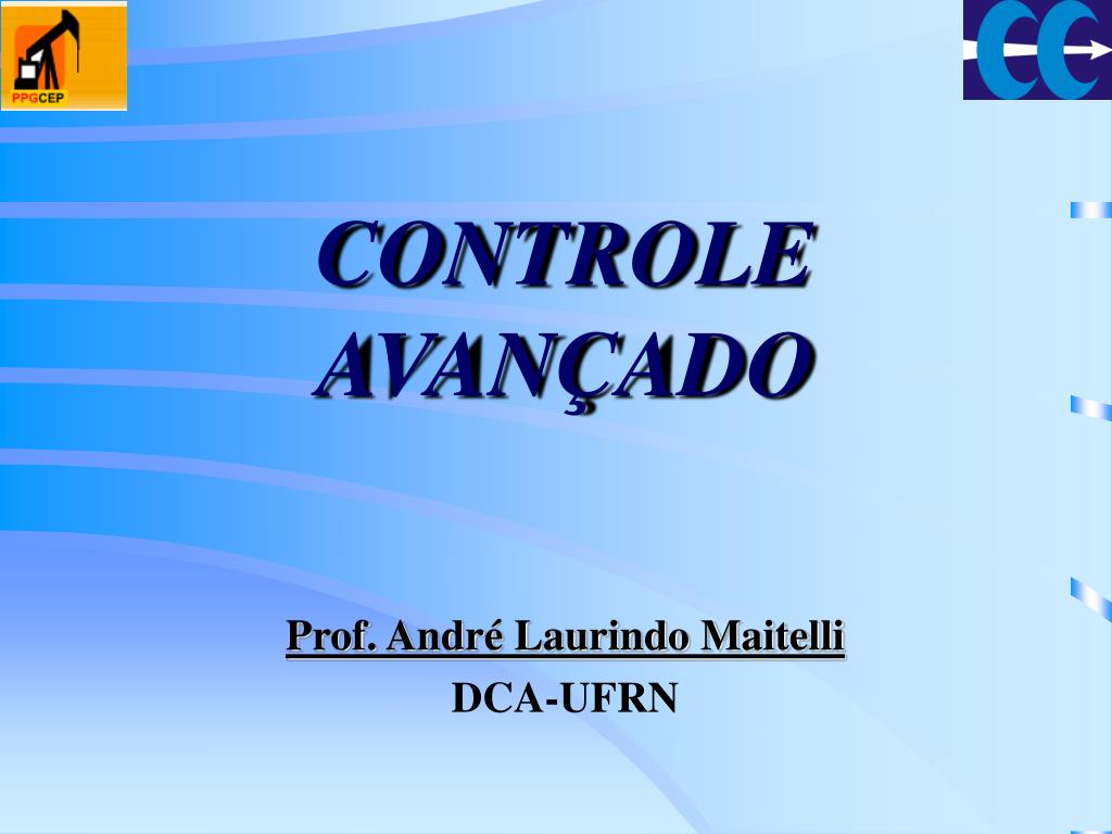 PPT - CONTROLE AVANÇADO PowerPoint Presentation, free download - ID:5189291