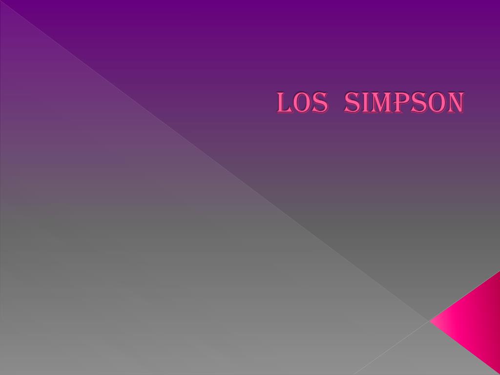 PPT - Los Simpson PowerPoint Presentation, free download - ID:5190004